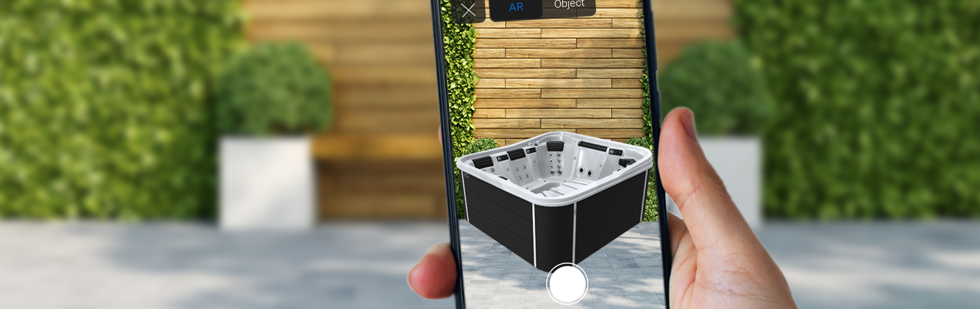 VIEW YOUR SPA IN YOUR OWN SPACE WITH AR - Artesian Spas